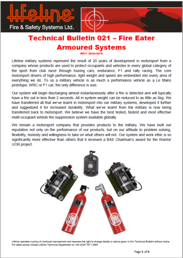 Lifeline Fire Eater Range